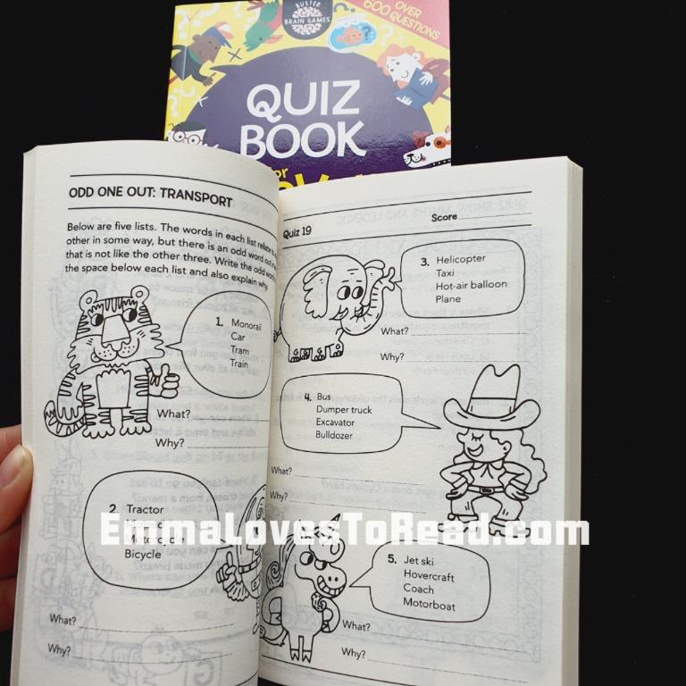Buster Brain Games Puzzle Books for Clever Kids, Hobbies & Toys, Books ...