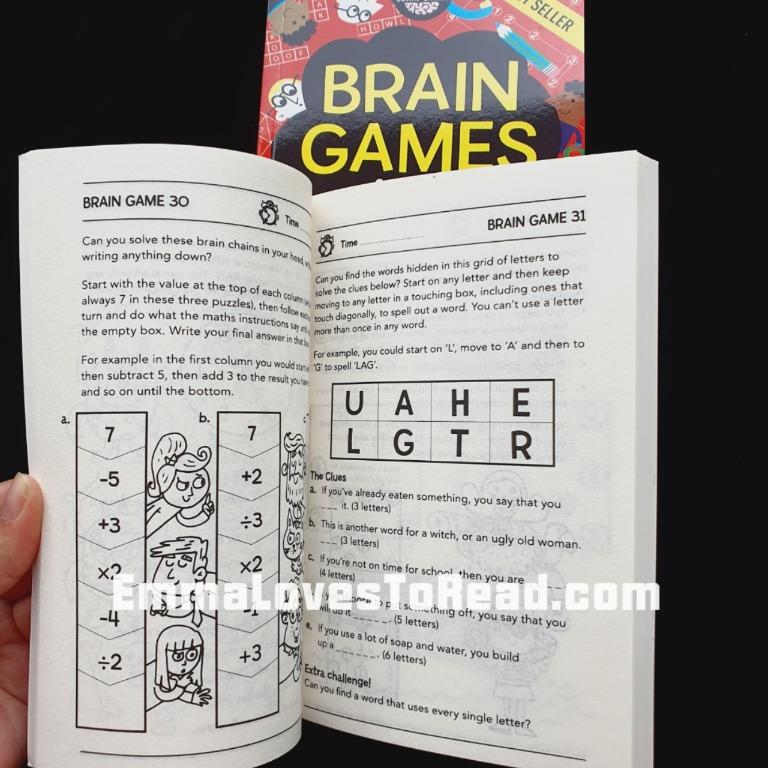 Buster Brain Games Puzzle Books for Clever Kids, Hobbies & Toys, Books ...