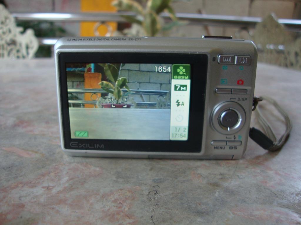 Casio Exilim 7.2 megapixels Digital Camera Ex-Z77, Photography, Cameras ...
