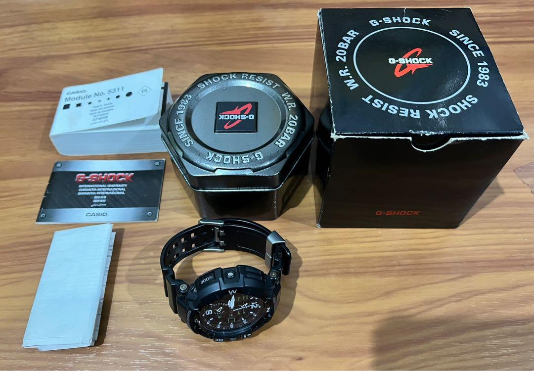 Casio GShock GWA1100-1A3 Watch, Men's Fashion, Watches & Accessories ...