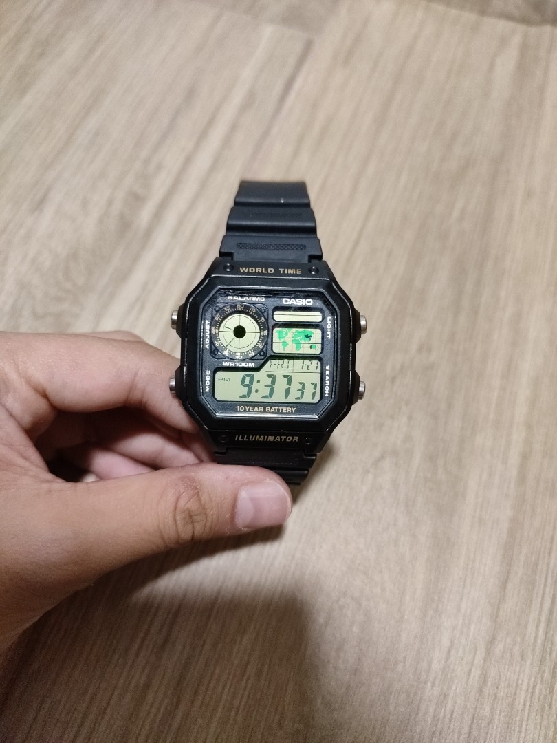 Casio illuminator digital watch, Men's Fashion, Watches & Accessories ...