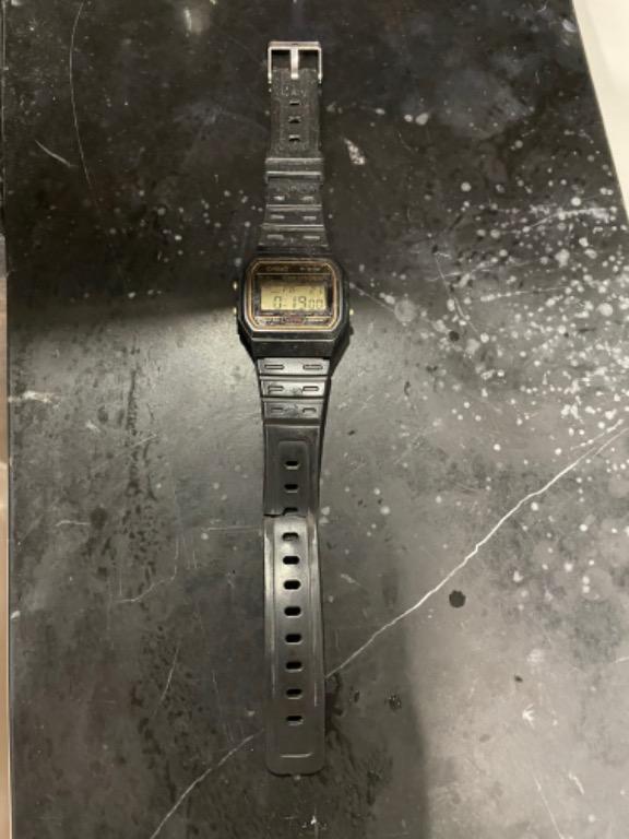 Casio watch black color, Men's Fashion, Watches & Accessories, Belts on ...