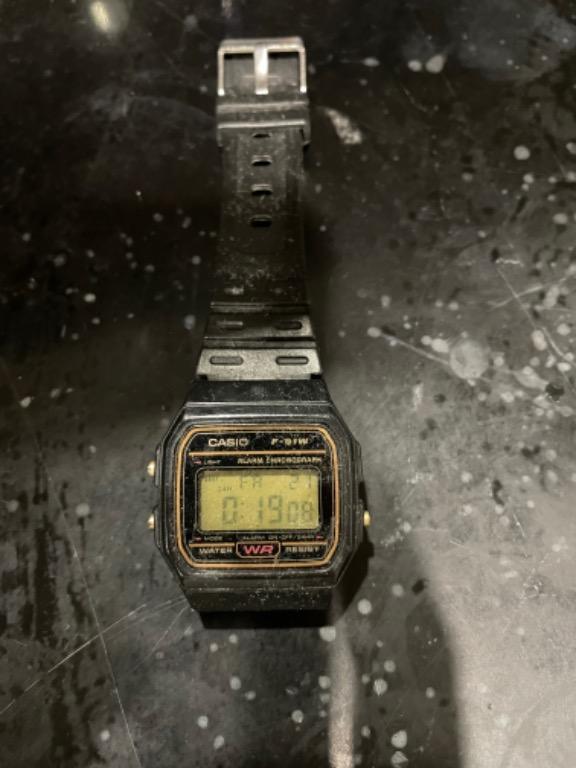 Casio watch black color, Men's Fashion, Watches & Accessories, Belts on ...