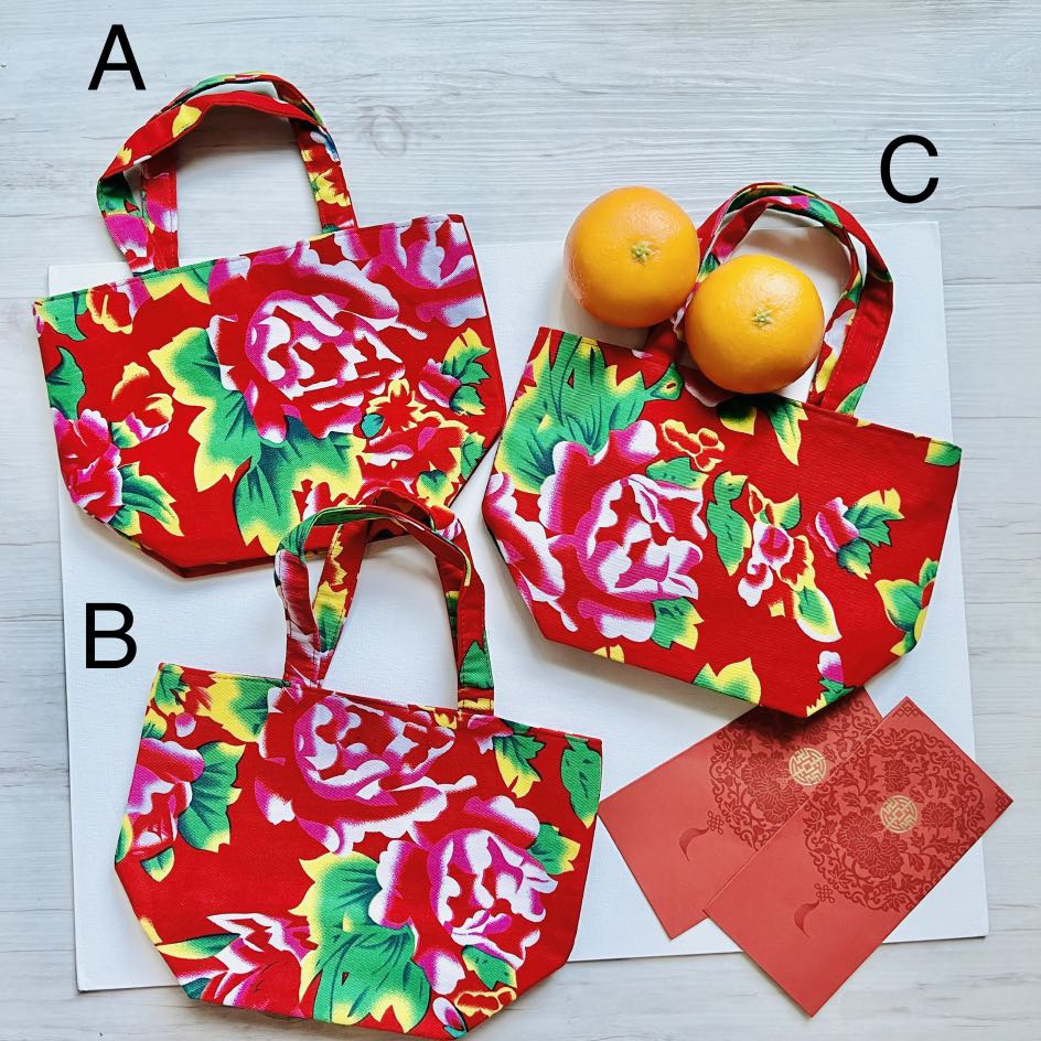 CNY Mandarin Orange Bag Handmade in Singapore, Women's Fashion, Bags ...