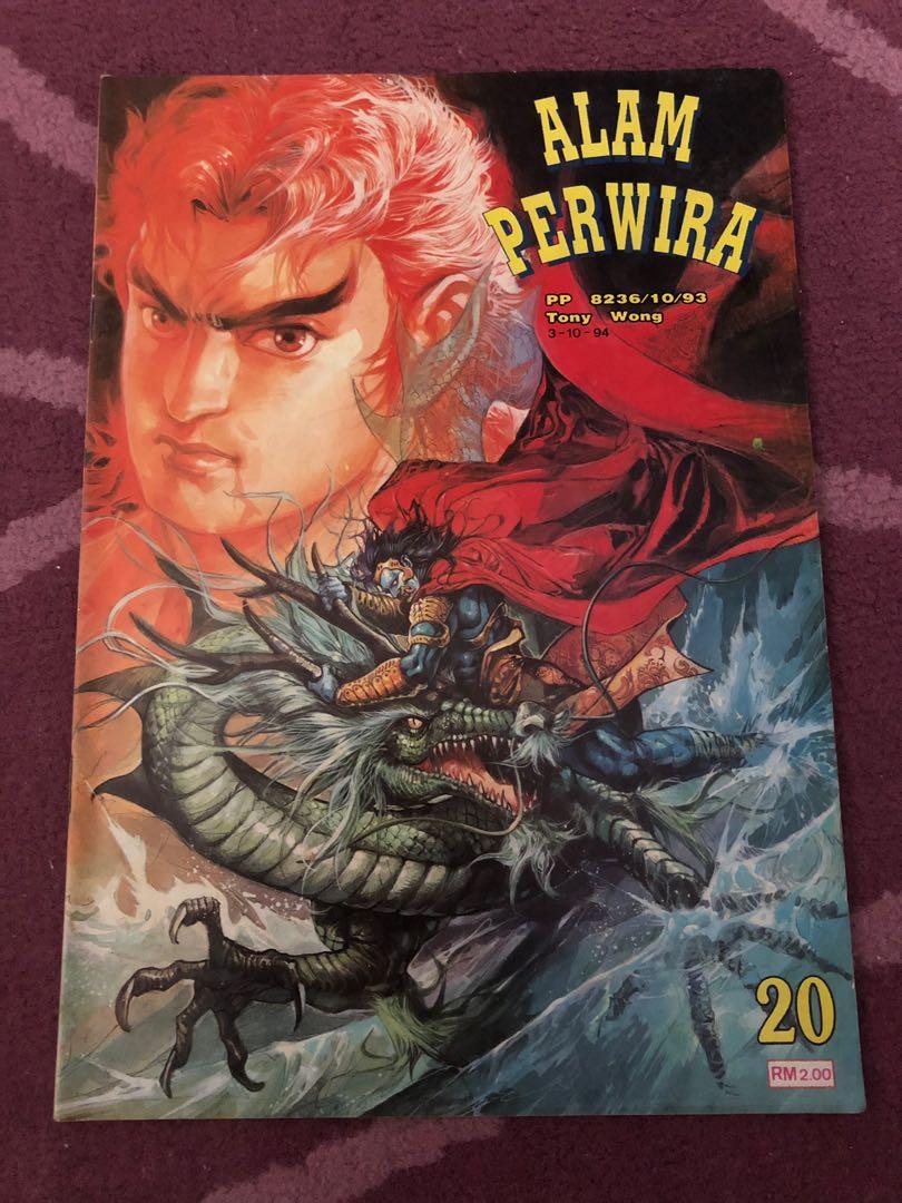 Rare Comic @ Komik Alam Perwira by Tony Wong - No. 15 , 17 , 18 , 19 ...