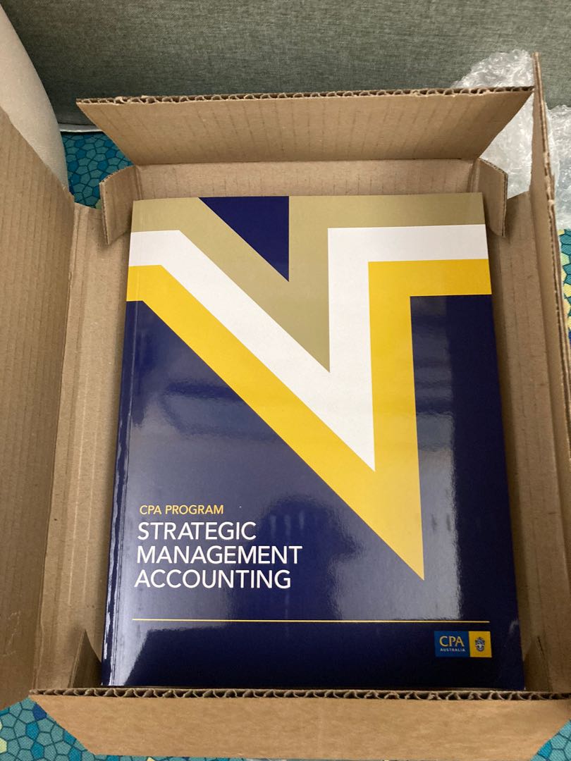 CPAA - Strategic Management Accounting (SMA), 興趣及遊戲, 書本 & 文具, 教科書 ...