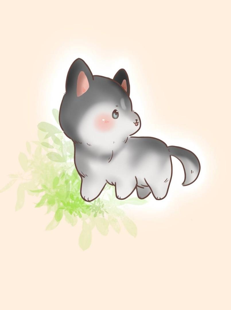 Cute pet drawing (digital art), Everything Else on Carousell