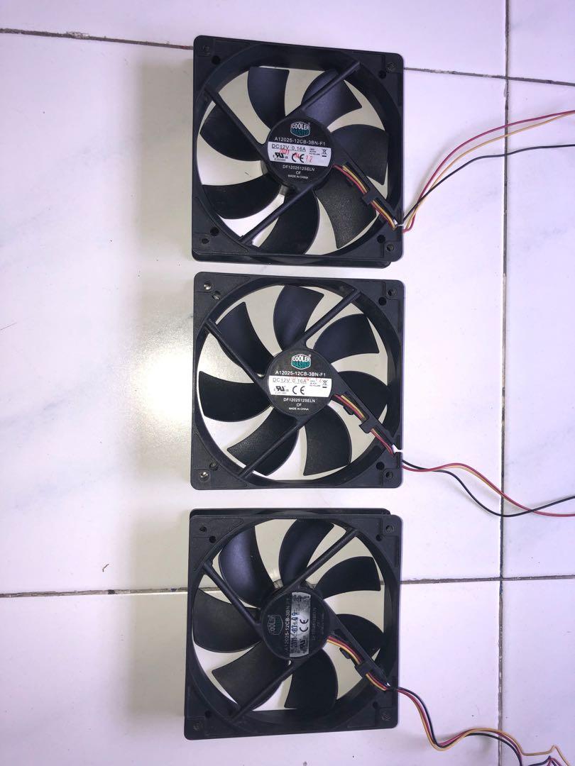 Desktop casing exhaust fans 12cm 12v, Computers & Tech, Desktops on ...