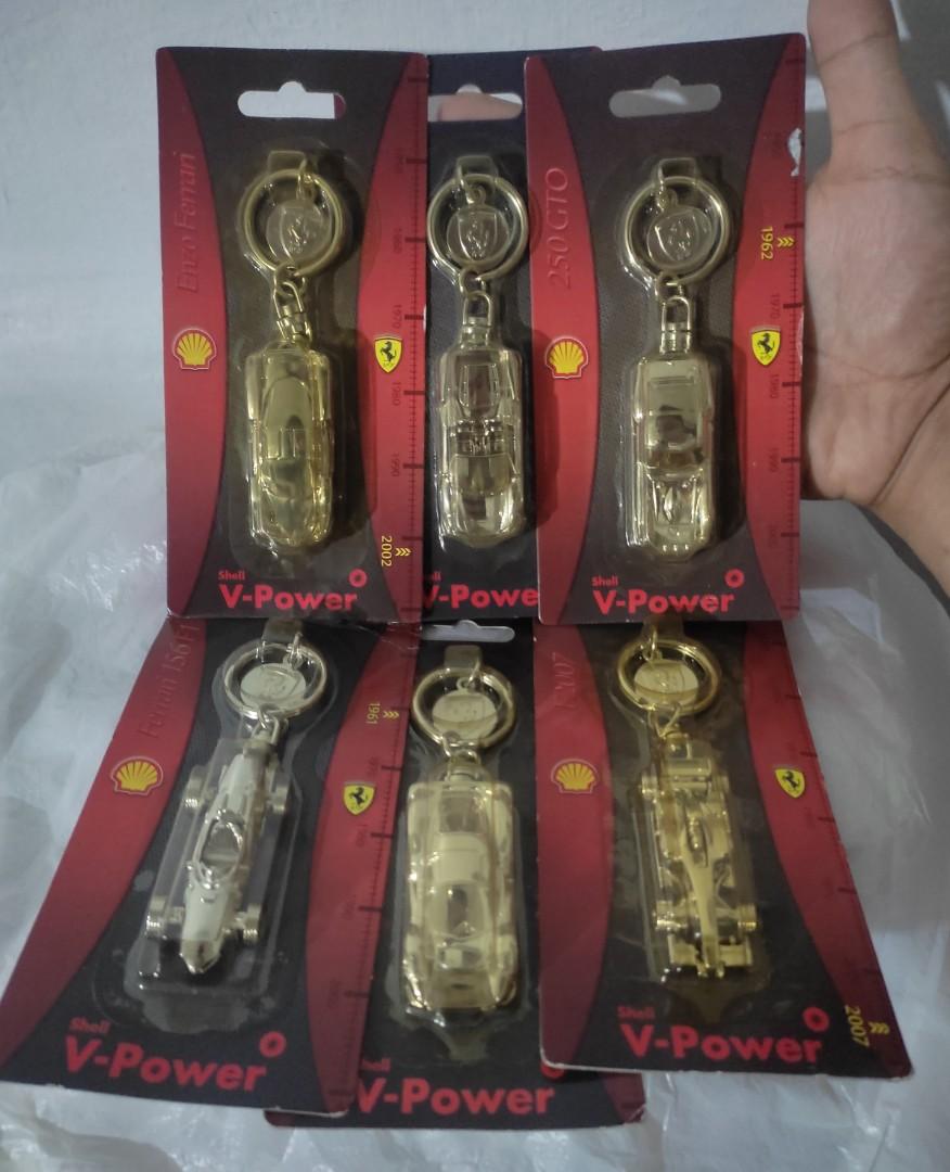 Ferrari Shell V Power Key Chain, Hobbies & Toys, Toys & Games on Carousell