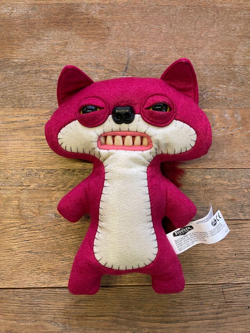 Fuggler Felt Red Suspicious Fox 9" Plush Funny Ugly Monster Spin Master ...