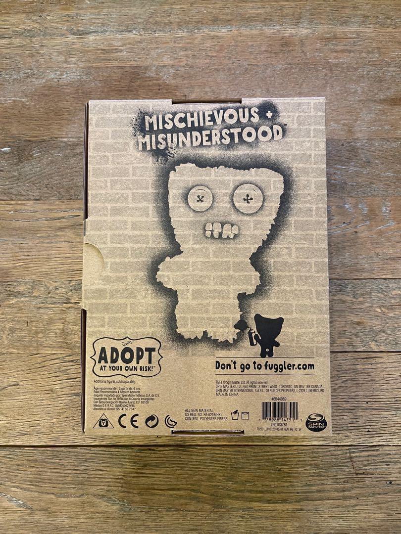 Fuggler Felt Red Suspicious Fox 9" Plush Funny Ugly Monster Spin Master ...