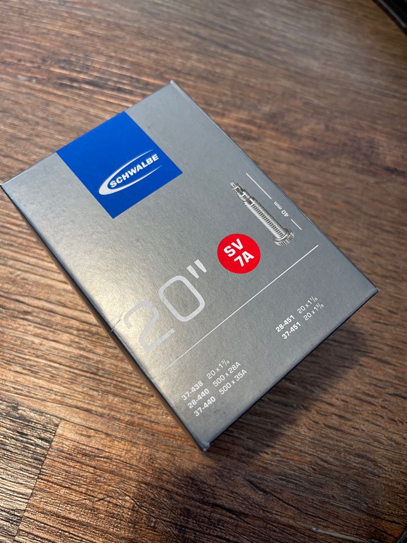 Schwalbe SV7A Inner Tubes (Pair), Sports Equipment, Bicycles & Parts, Parts & Accessories on ...