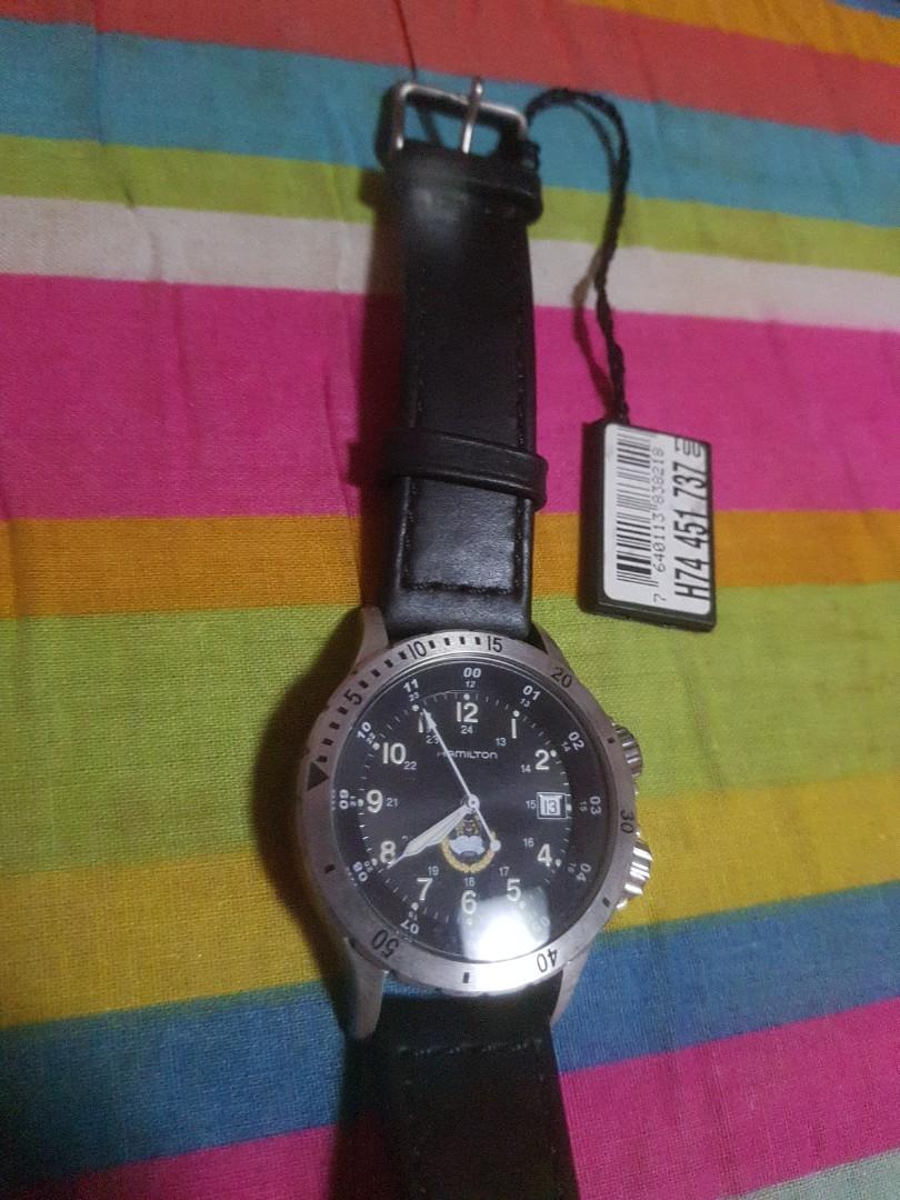 Hamilton watch new with RSAF logo, Men's Fashion, Watches & Accessories ...