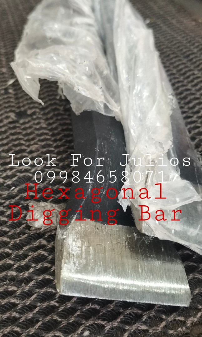 Hexagonal Digging Bar, Commercial & Industrial, Construction Tools ...