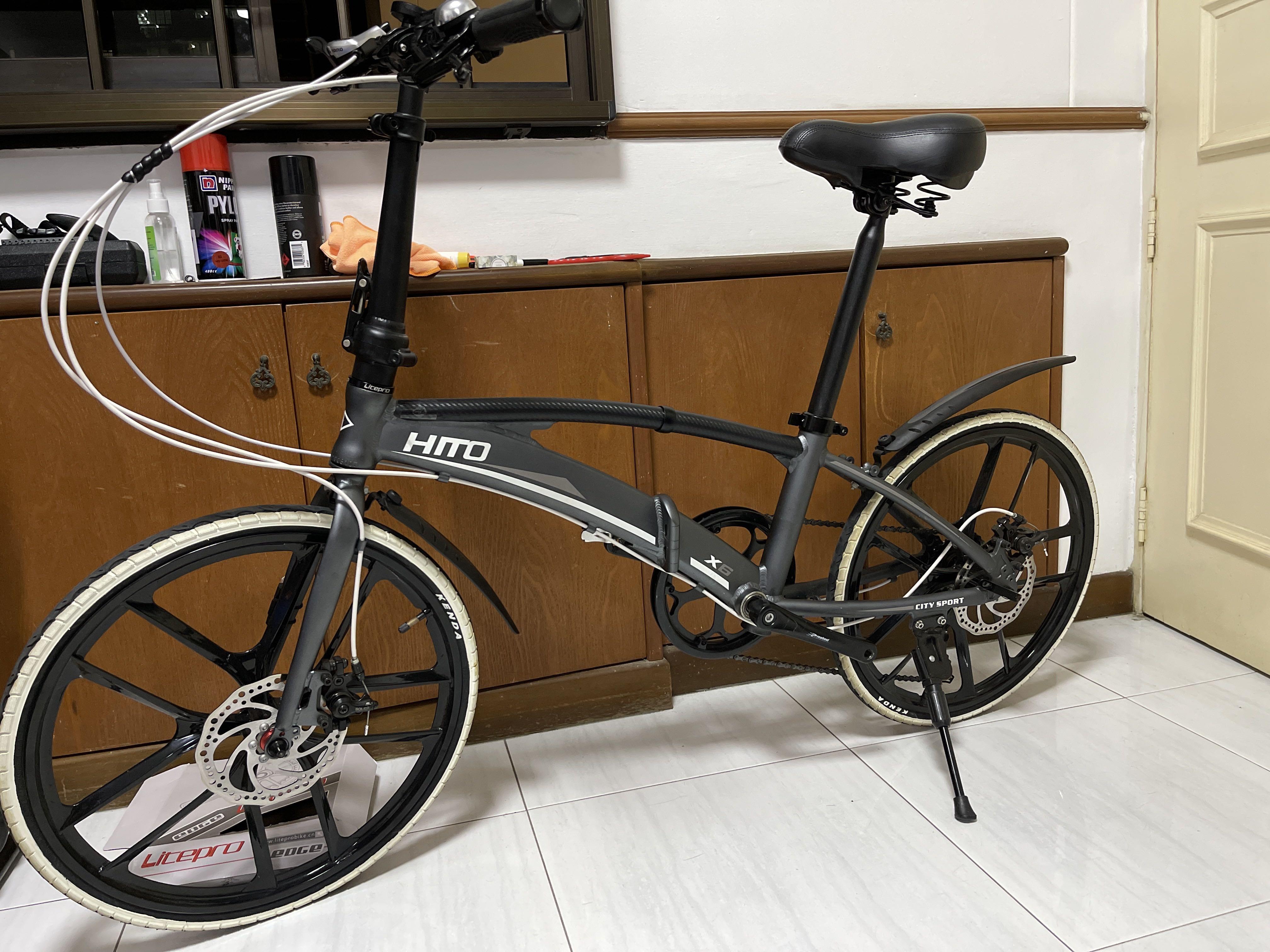 Hito X6 Foldable bike Bifold, Sports Equipment, Bicycles & Parts ...