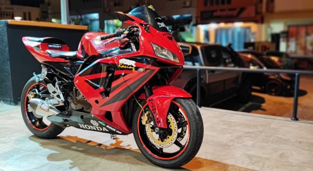 Honda CBR 600 F2 convert 600RR Red, Motorbikes on Carousell