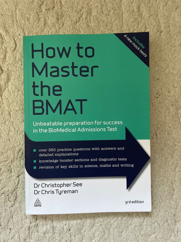 How to Master BMAT Book, Hobbies & Toys, Books & Magazines, Textbooks ...