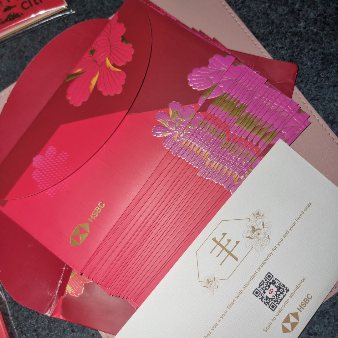 Hsbc year 2022 ang bao/red packet, Hobbies & Toys, Stationery & Craft ...