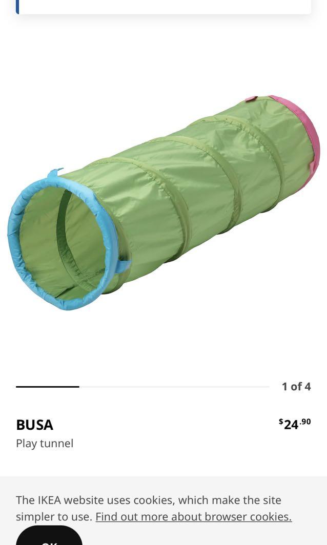 IKEA busa play tunnel, Babies & Kids, Infant Playtime on Carousell