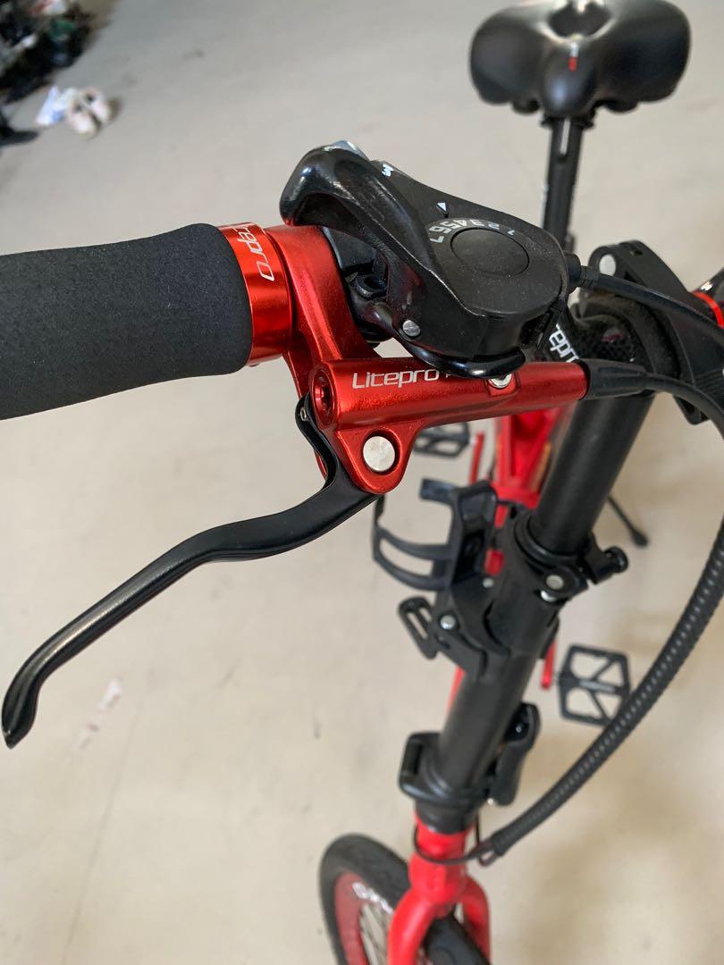 Java Zelo V2 Red upgraded Folding bike FOR SALE!!, Sports Equipment ...