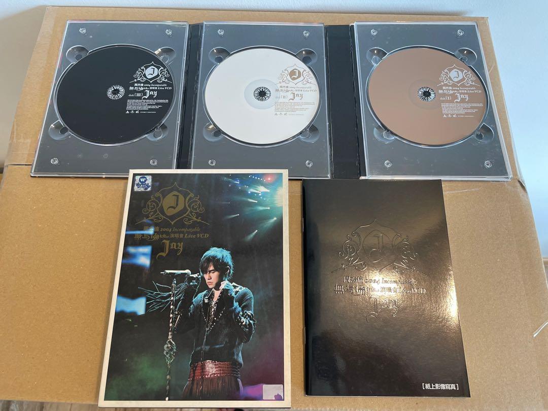 Jay Chou 2004 incomparable live vcd, Hobbies & Toys, Music & Media, CDs & DVDs on Carousell