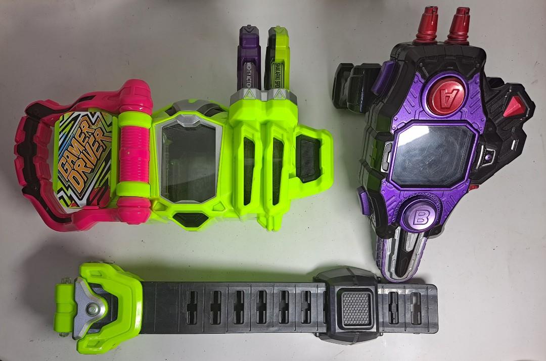 Kamen Rider Ex-Aid DX Gamer Driver with DX Proto Mighty Action X Gashat ...