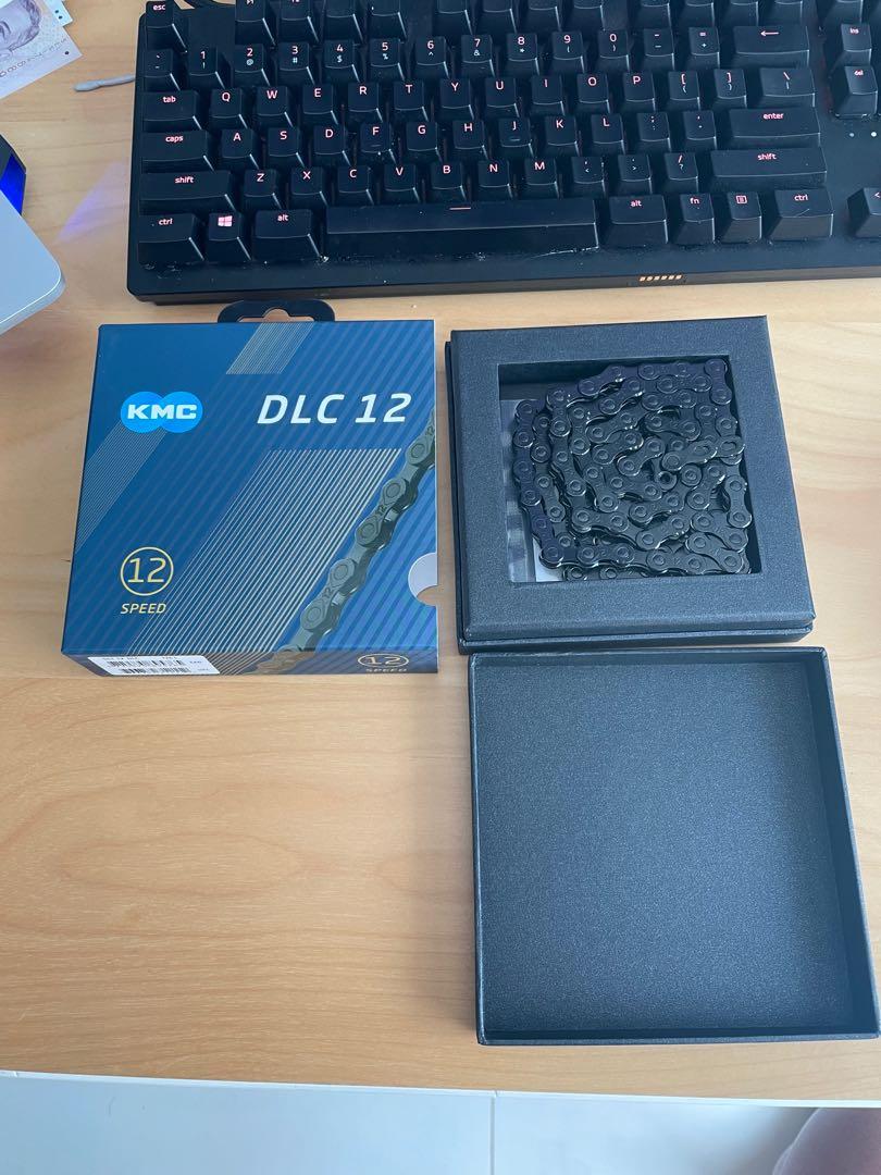 KMC DLC 12 Speed Bike Chain Black, Sports Equipment, Bicycles & Parts ...