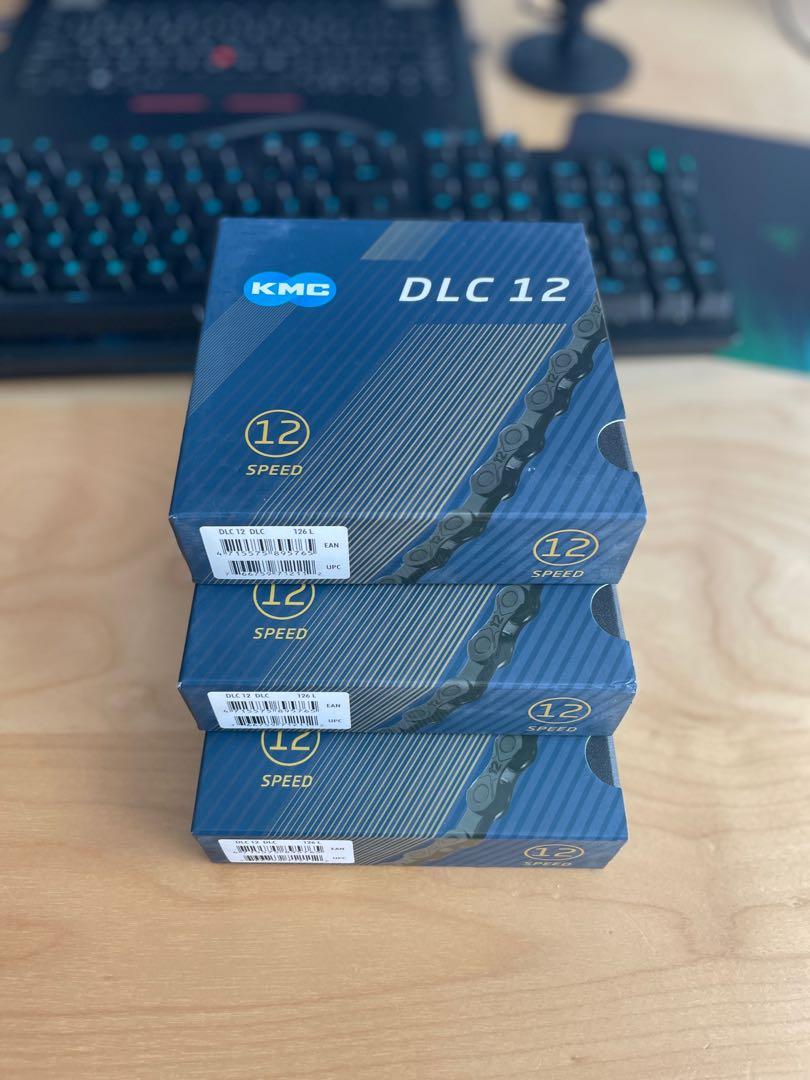KMC DLC 12 Speed Bike Chain Black, Sports Equipment, Bicycles & Parts ...