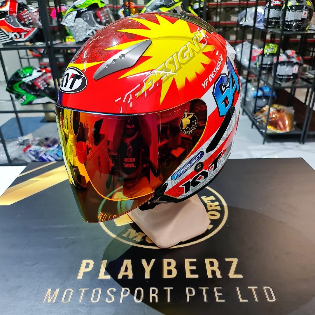 KYT MERDEKA 64TH ANNIVERSARY HELMET, Motorcycles, Motorcycle Apparel on ...