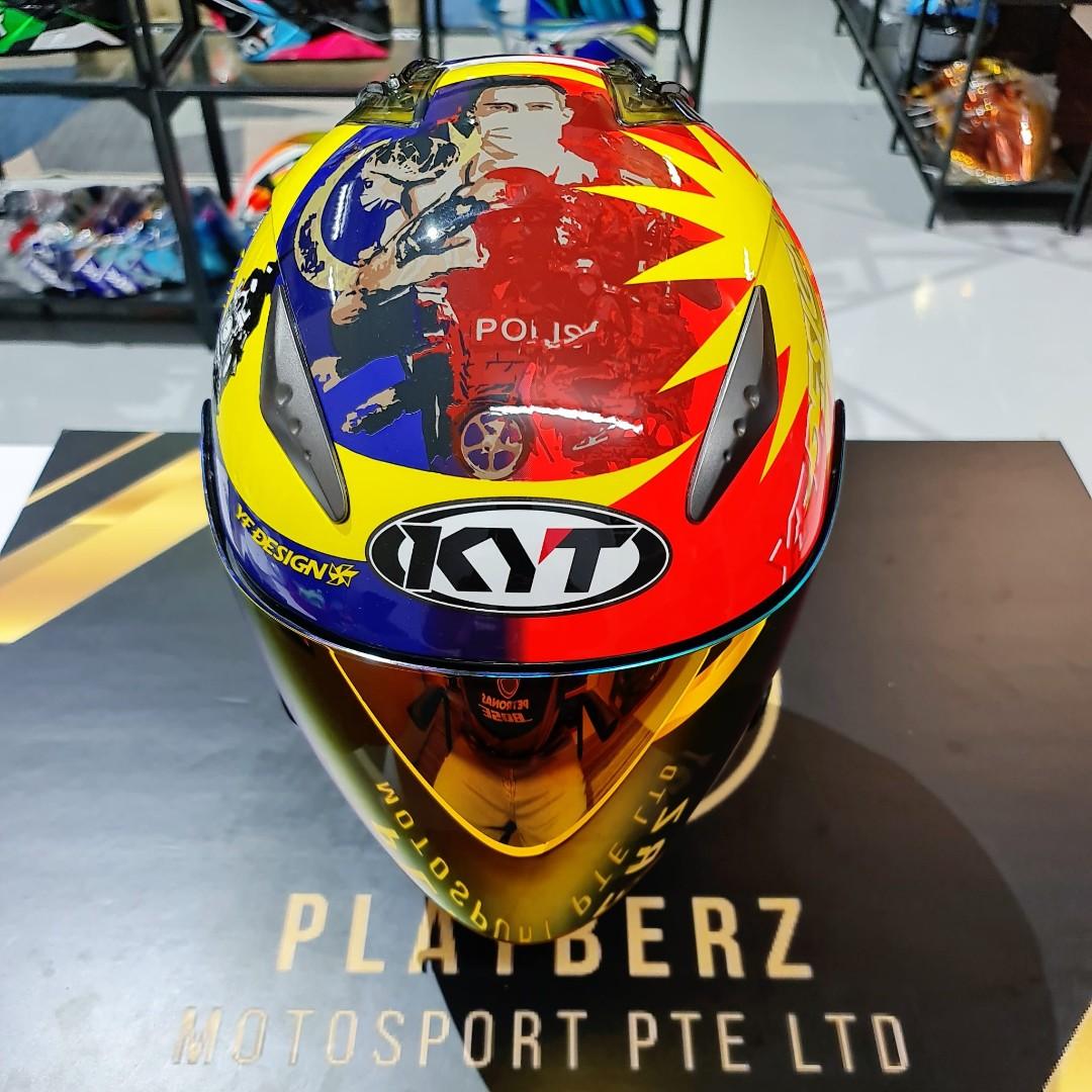KYT MERDEKA 64TH ANNIVERSARY HELMET, Motorcycles, Motorcycle Apparel on ...