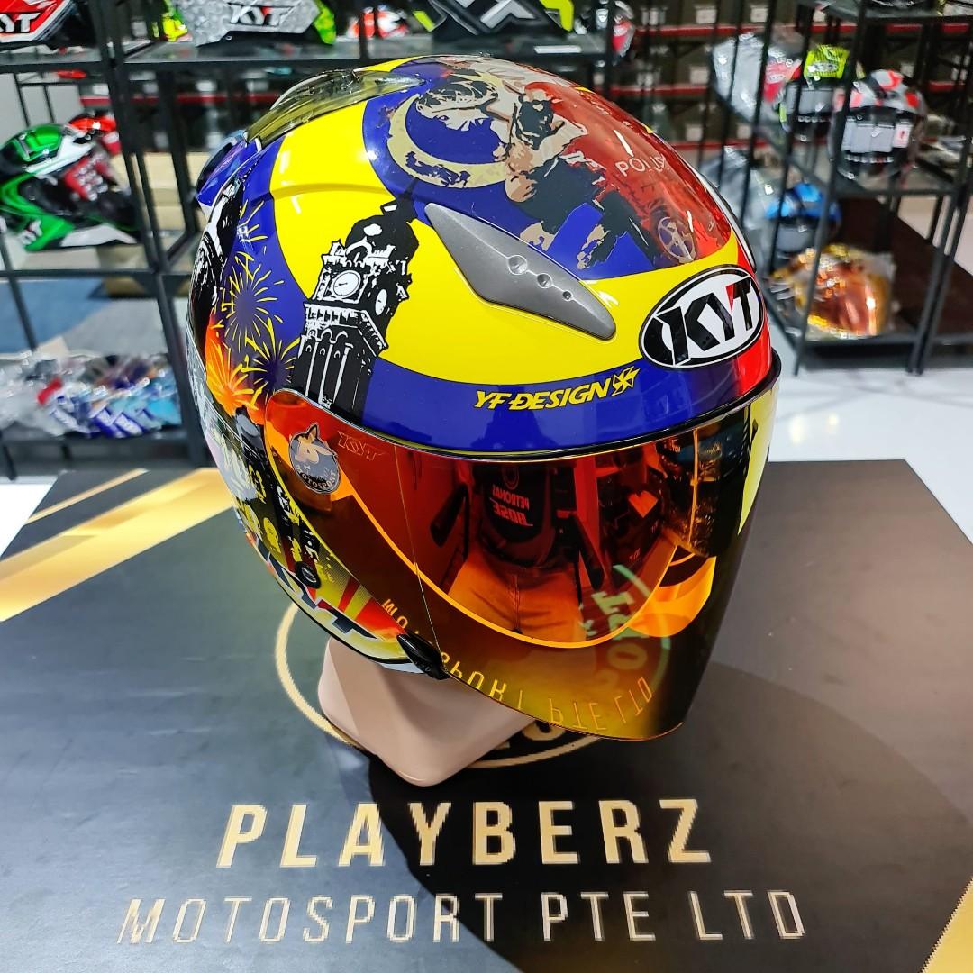 KYT MERDEKA 64TH ANNIVERSARY HELMET, Motorcycles, Motorcycle Apparel on ...