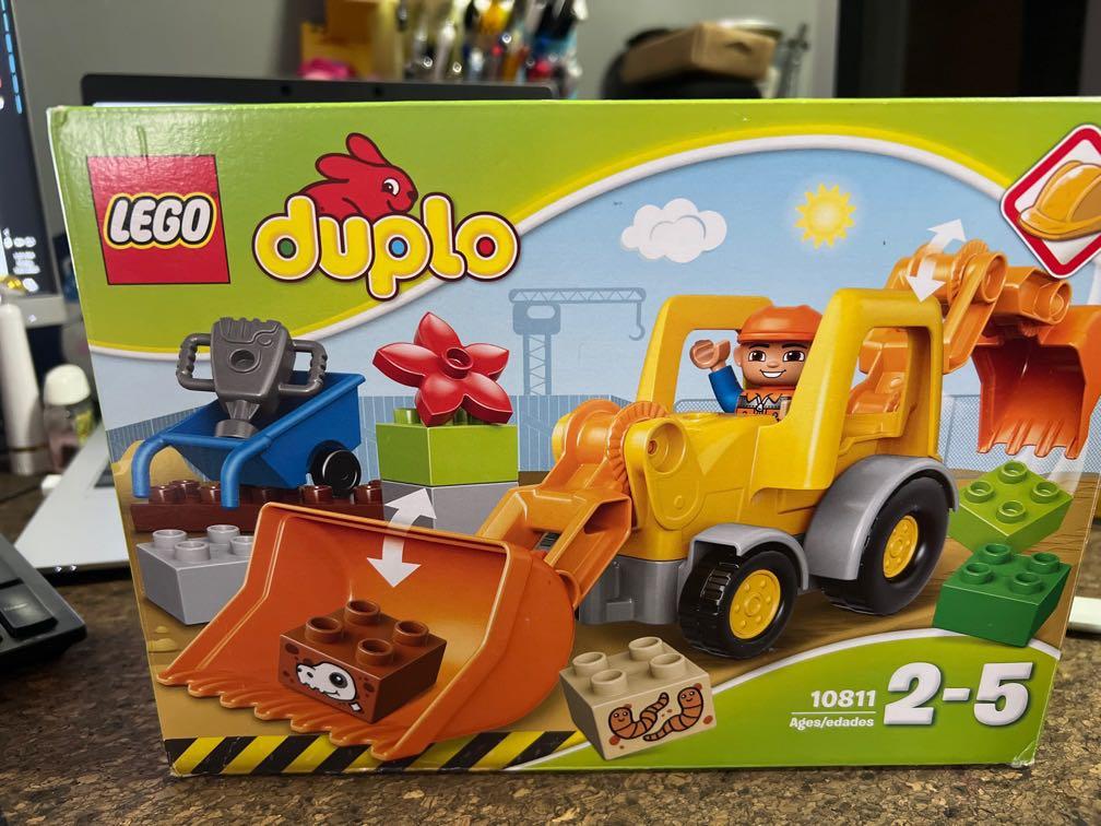 LEGO DUPLO BACKHOE LOADER, Babies & Kids, Infant Playtime on Carousell