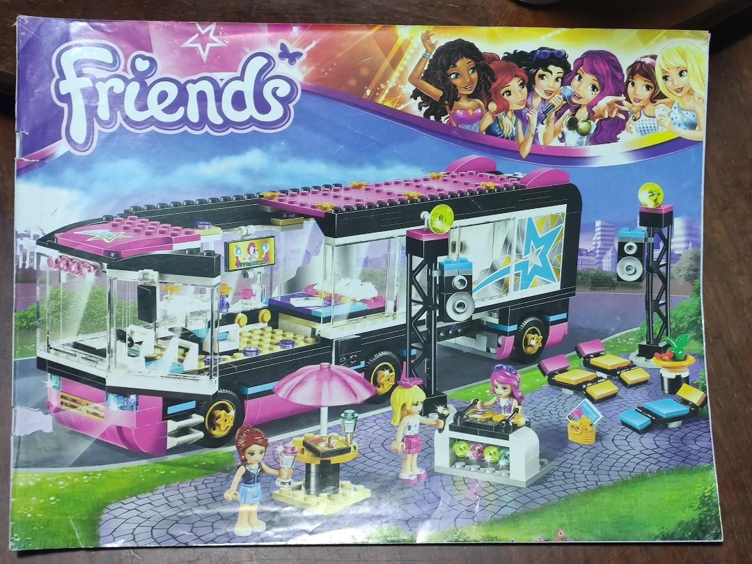 博樂“Lego Friends Pop Star Tour Bus & Limousine” 歌星巡迴演出巴士 豪華轎車 積木, 興趣及遊戲 ...