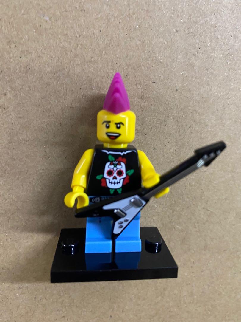 Lego minifigure punk rocker, 興趣及遊戲, 玩具 & 遊戲類 - Carousell