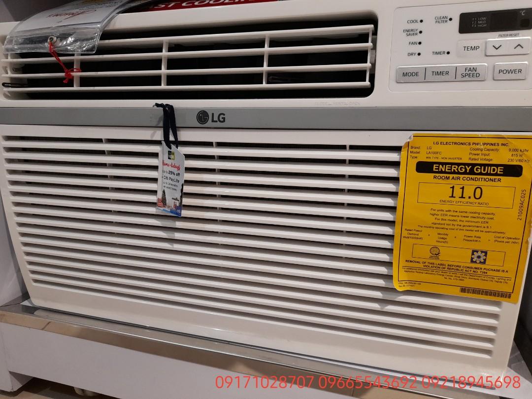 LG Window Type Inverter and Non Inverter Aircon, TV & Home Appliances ...