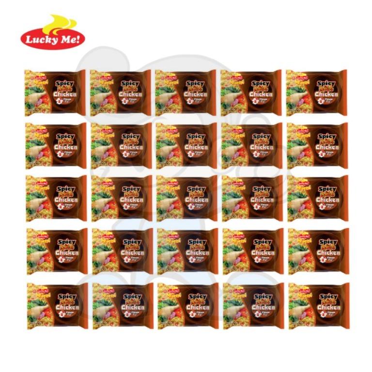 Lucky Me! Instant Noodles Spicy Labuyo Chicken (25 x 50g), Food ...