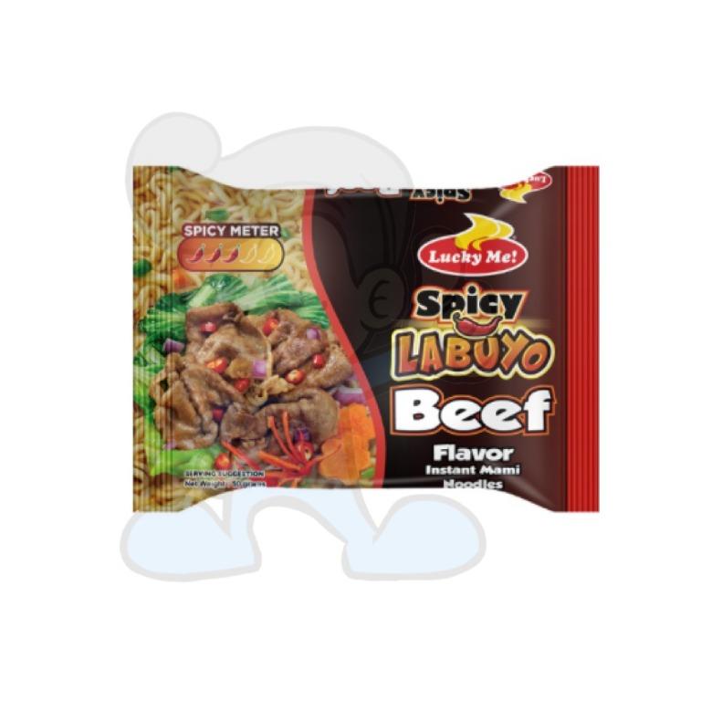 Lucky Me! Instant Noodles Spicy Labuyo Beef (25 x 50g), Food & Drinks ...