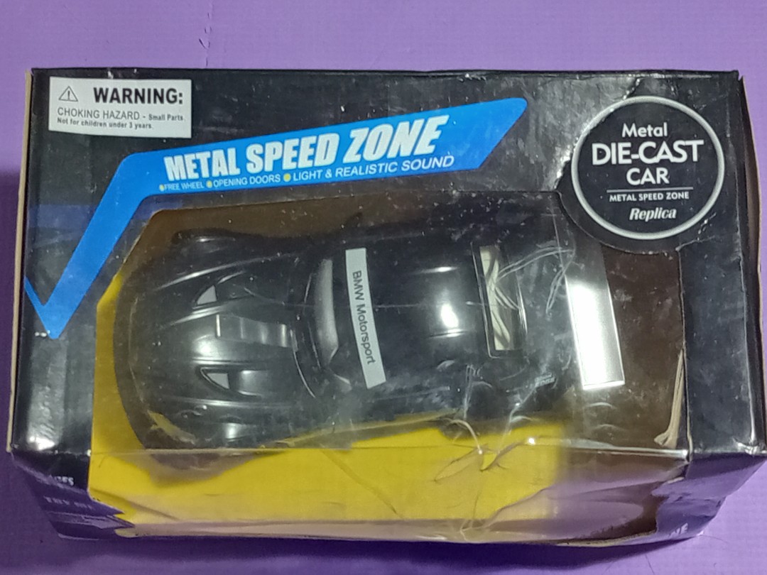 Metal Speed Zone Metal Die-Cast Car BMW Z4 GT3, 興趣及遊戲, 玩具 & 遊戲類 - Carousell