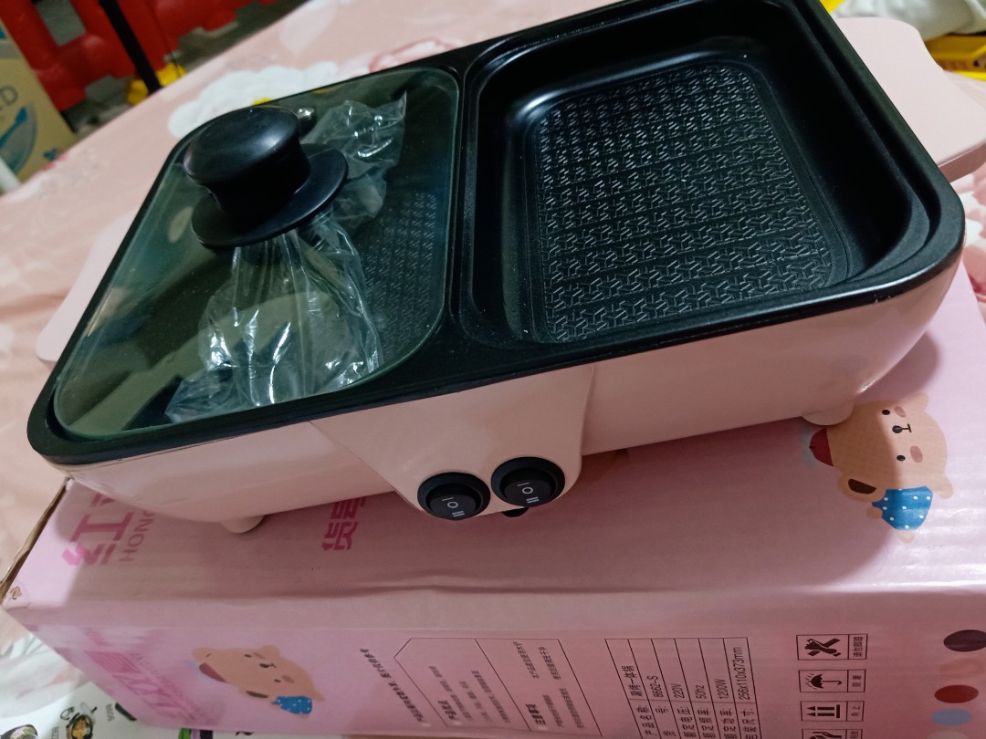 Mini hotpot (pink), Furniture & Home Living, Kitchenware & Tableware ...