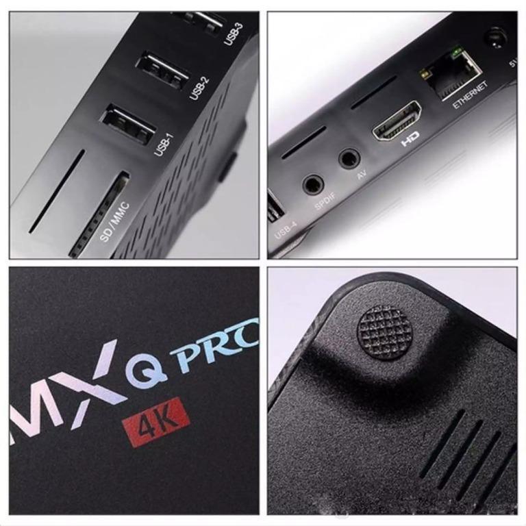 MXQ Pro 4K 5G TV Box Android 10.0 (8GB ram 128GB ROM), TV & Home ...
