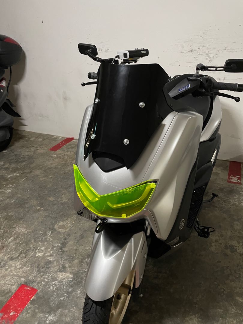 NMAX v2 windshield, Motorcycles, Motorcycle Accessories on Carousell