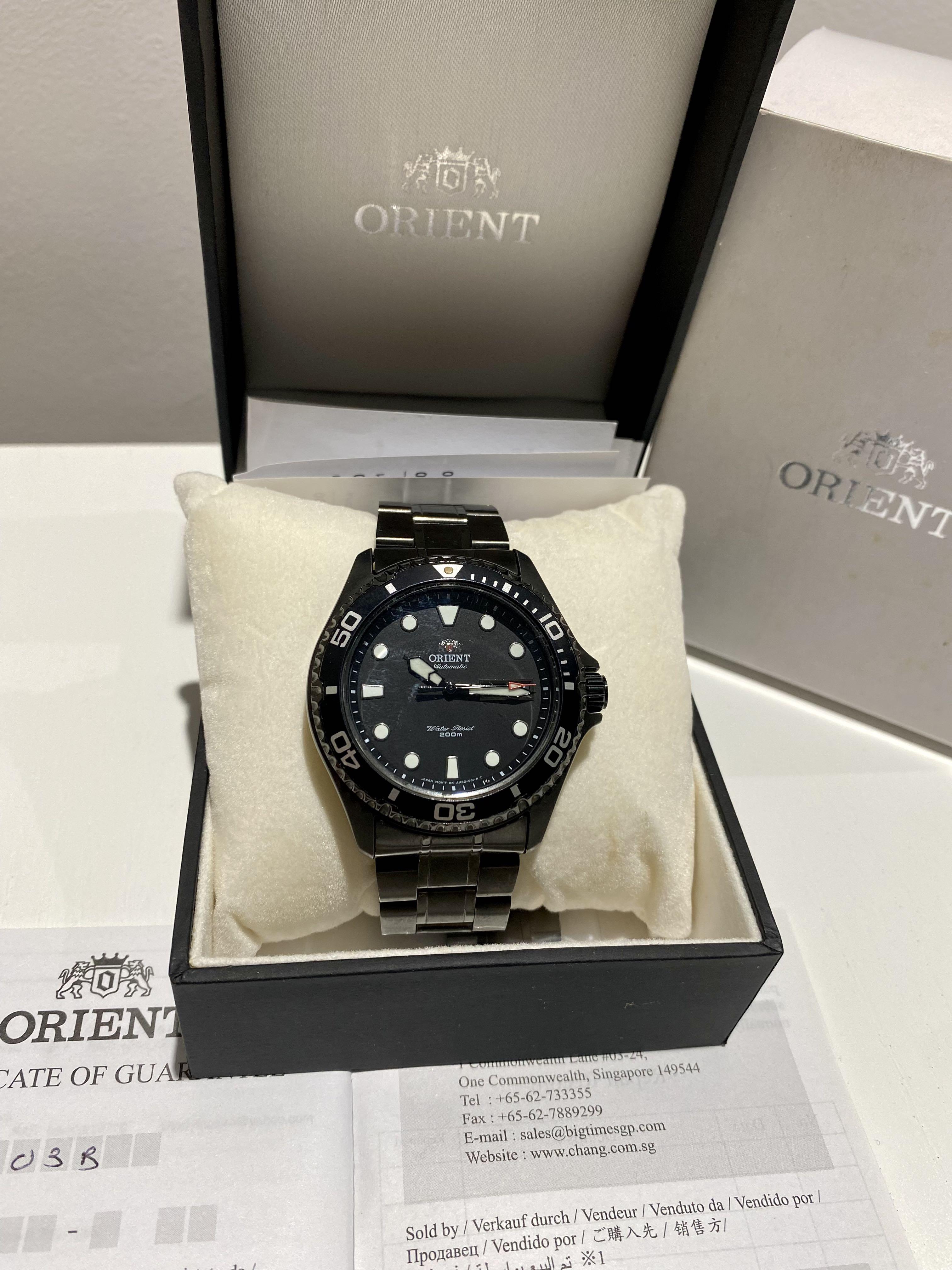 ⚫️ Orient Ray Raven II Automatic 200M FAA02003B9, Luxury, Watches on ...