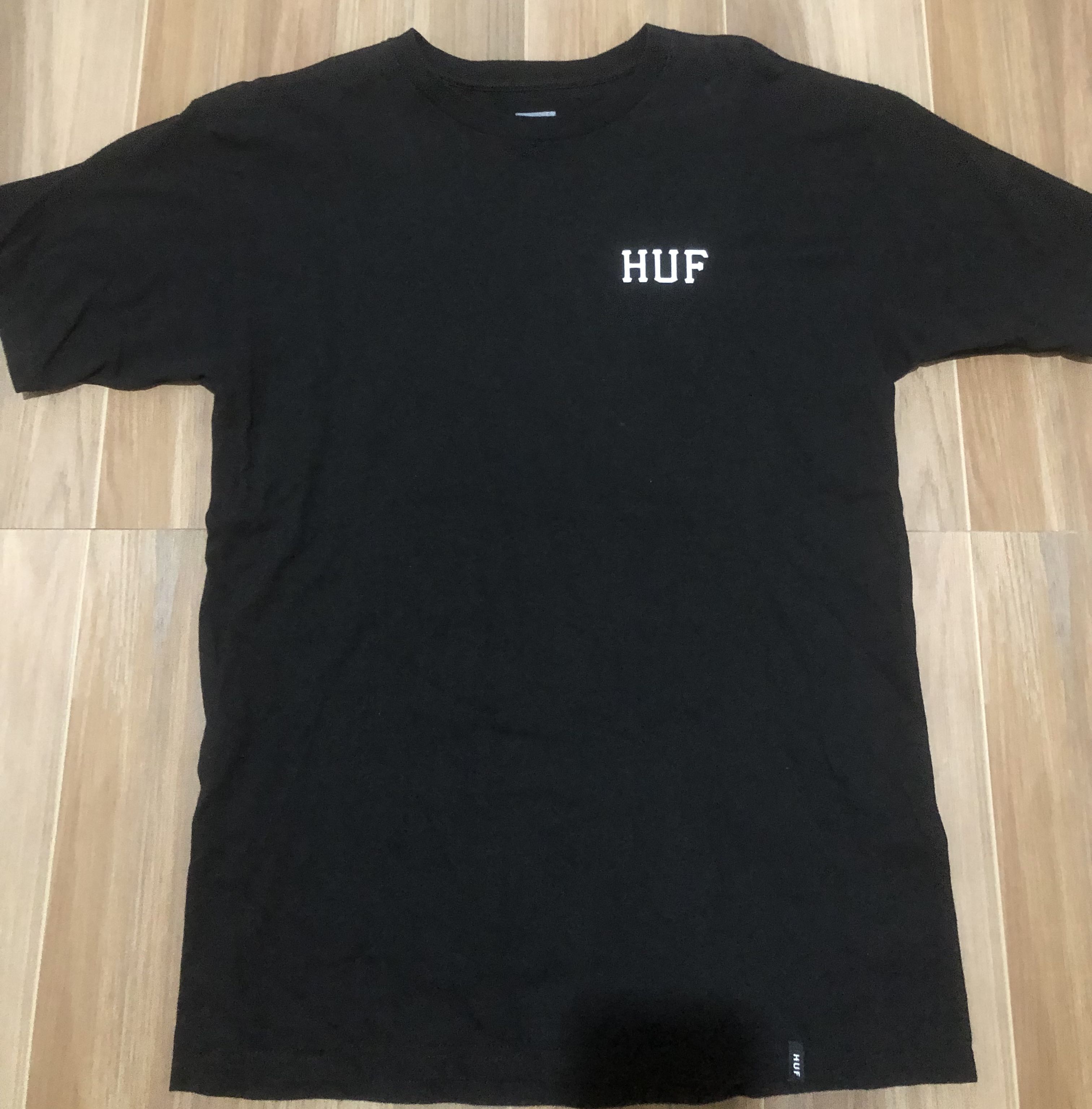Original HUF T-shirt with back design, Men's Fashion, Tops & Sets ...
