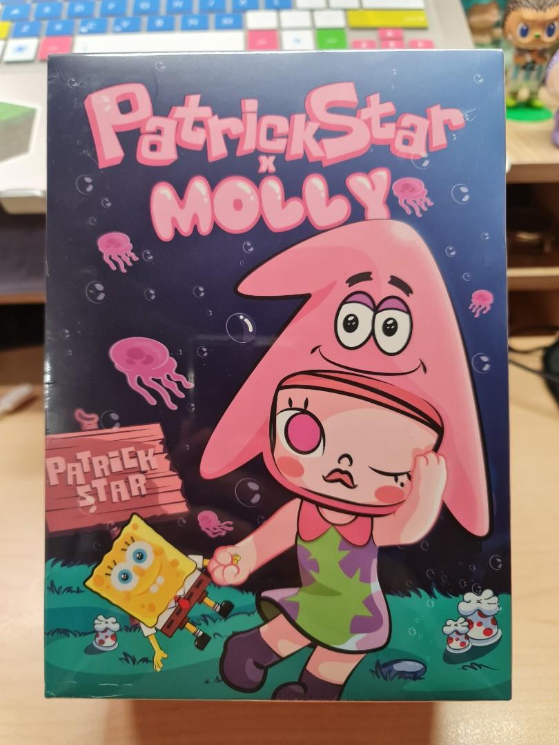 Patrick Star x Molly - popmart -spongebob (With free gifts!), Hobbies ...