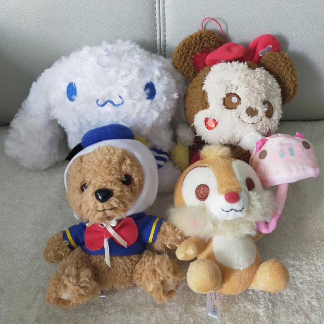 Plush Soft Toys Dolls Keychains Dragon Winnie The Pooh Minnie Mouse ...