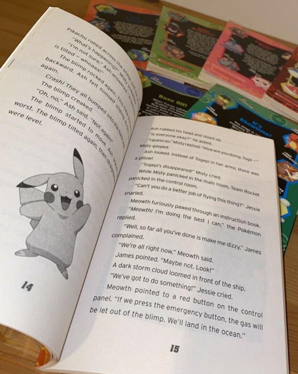 Pokemon Classic Chapter Book Collection （一套8本）- printed in US, 興趣及遊戲 ...