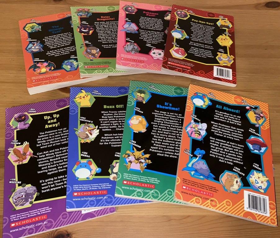 Pokemon Classic Chapter Book Collection （一套8本）- printed in US, 興趣及遊戲 ...