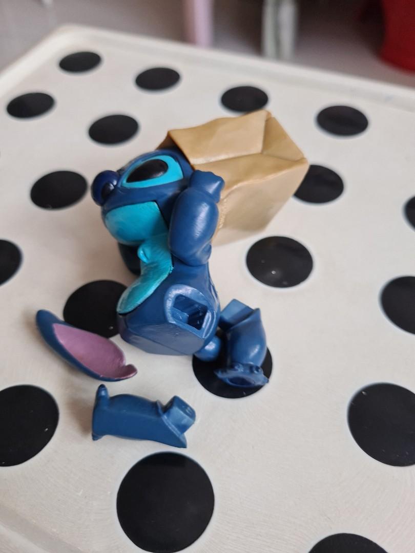 Rare Disney stitch figure with bag on head, Hobbies & Toys, Toys ...