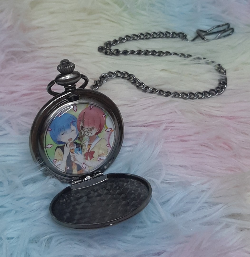 Re zero ram and rem pocket watch, Hobbies & Toys, Memorabilia ...