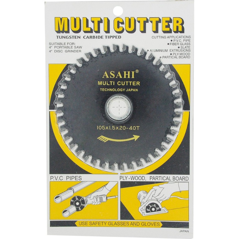**Ready Stock In Singapore** MULTI CUTTER 4"X40T ASAHI Tungsten Carbide ...